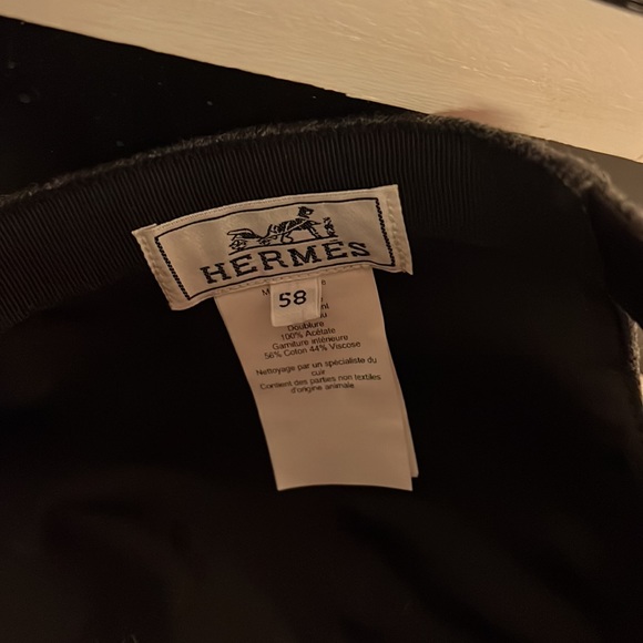 Hermes | Accessories | Hermes Gray Baseball Cap | Poshmark